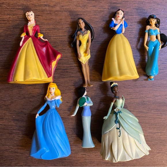 Disney | Toys | Lot Of 7 Disney Mulan Jasmine Snow White More ...